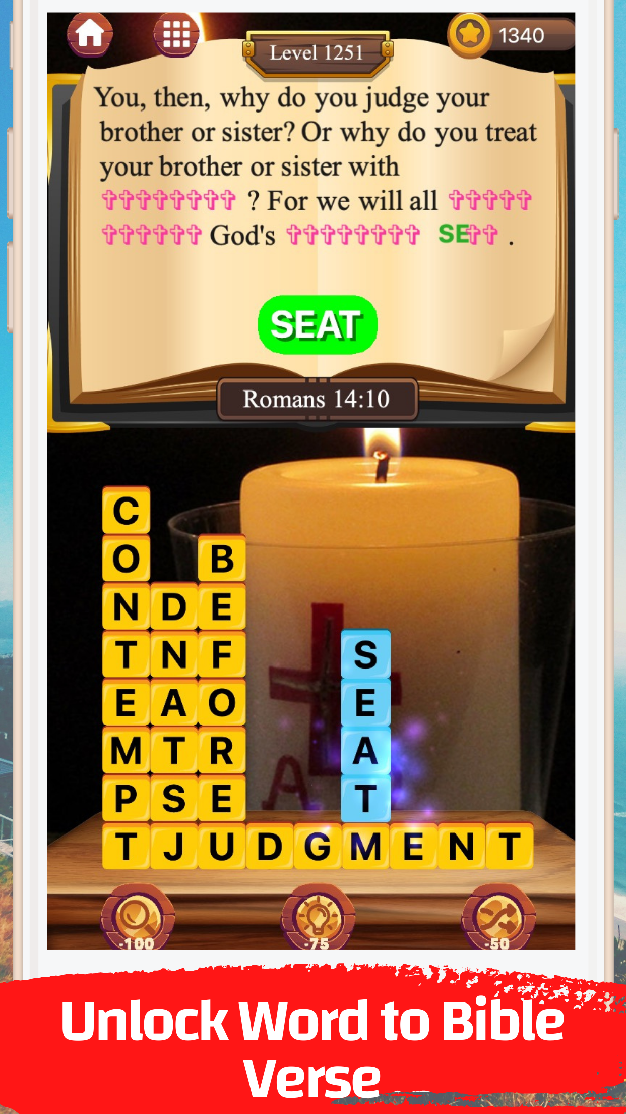 Bible Verse Word Puzzle - Katiamapps.com